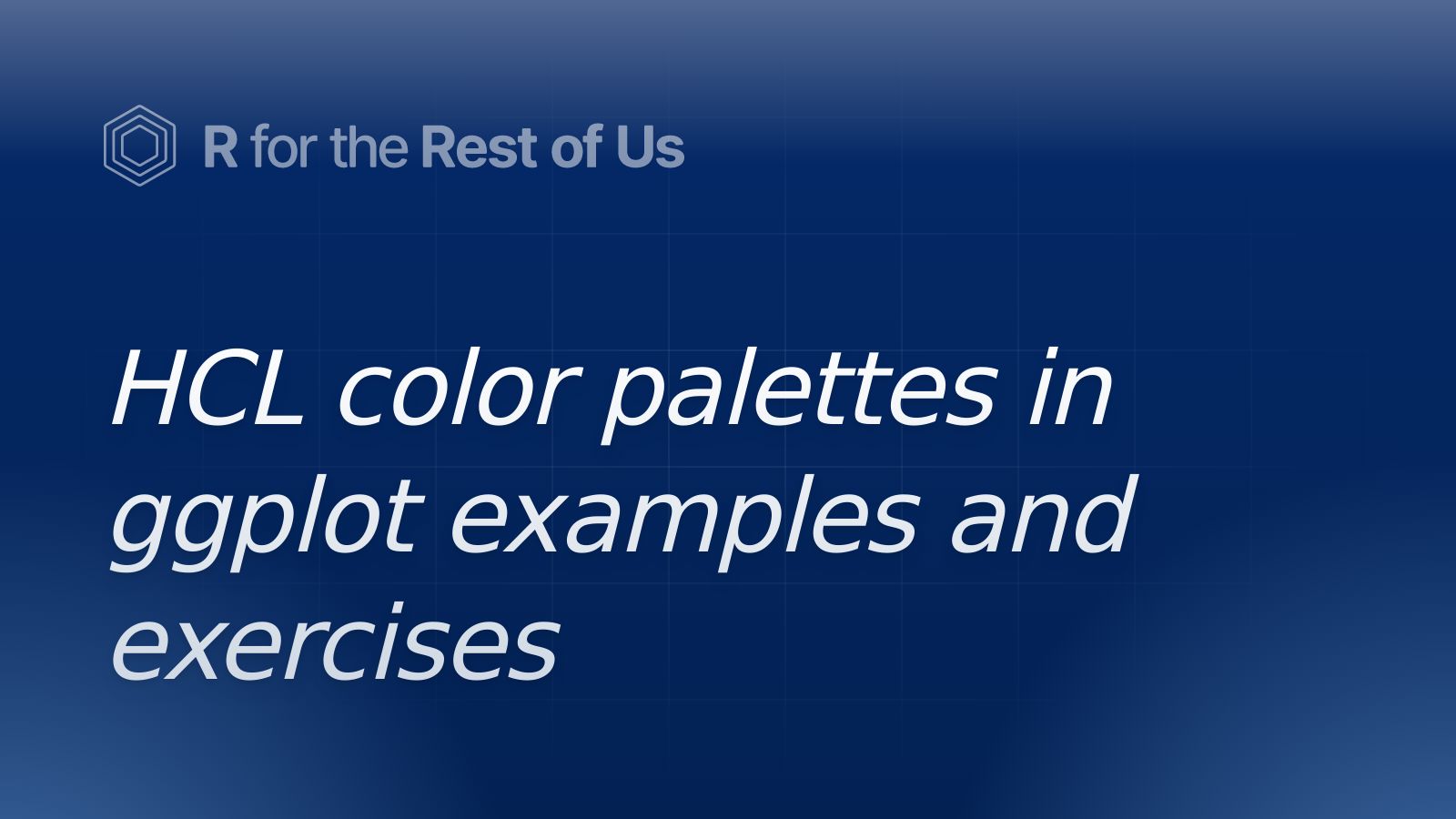 Hcl Color Palettes In Ggplot Examples And Exercises R For The Rest Of Us 8106