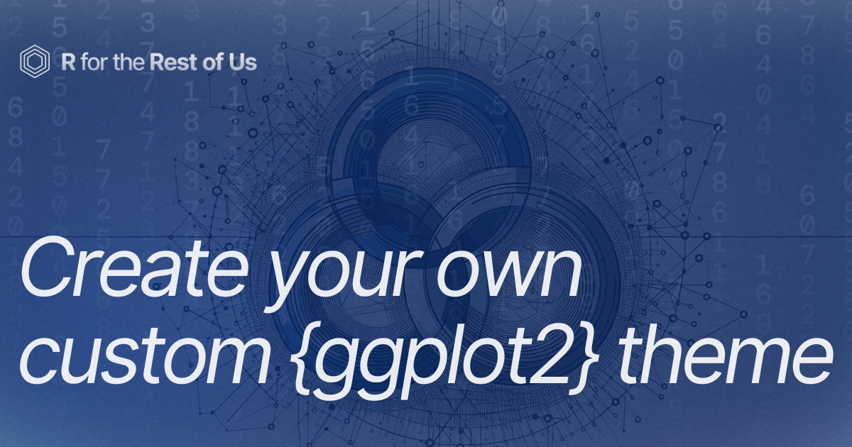Create your own custom {ggplot2} theme - R for the Rest of Us